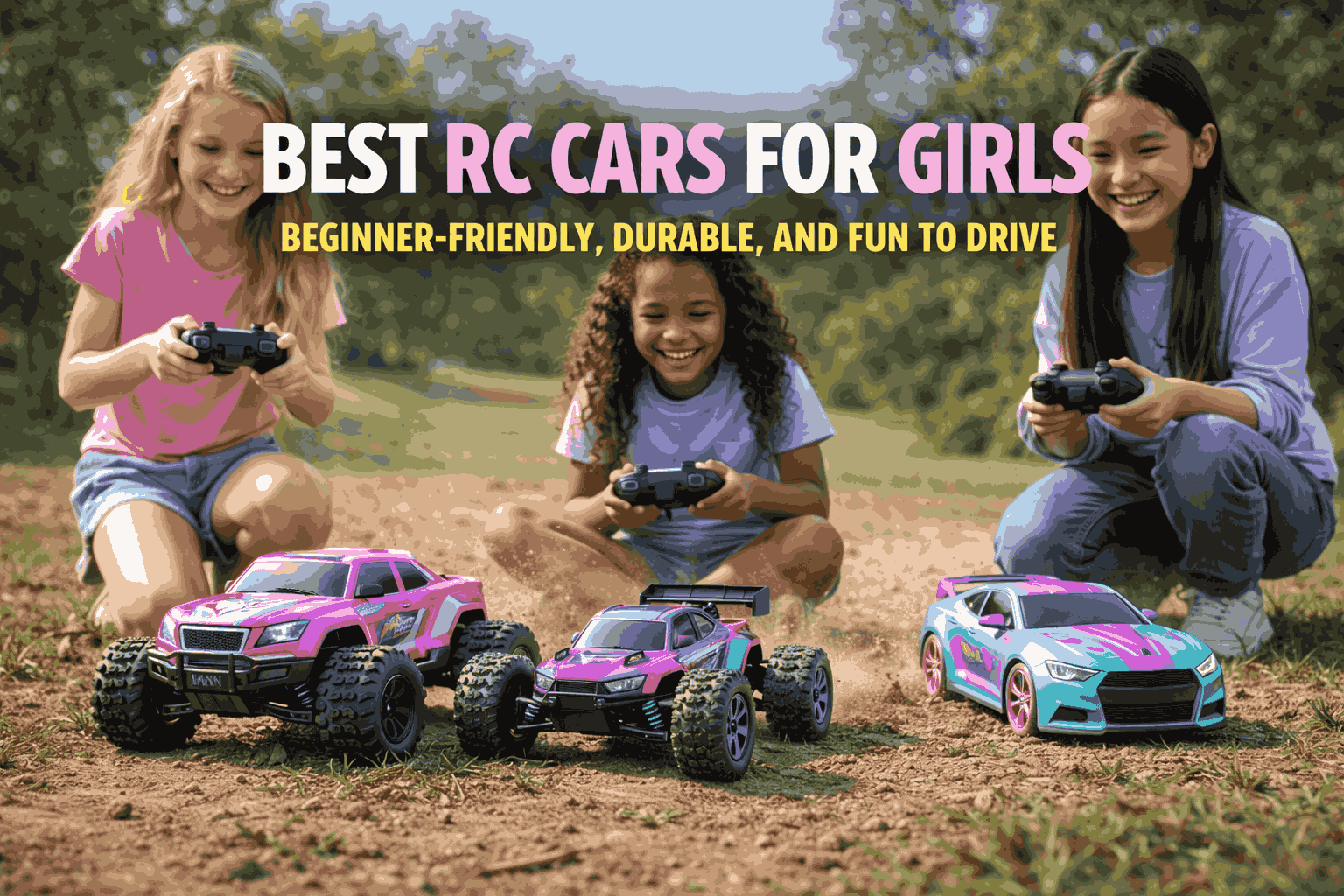 Rc cars for girls: beginner-friendly and fun to drive
