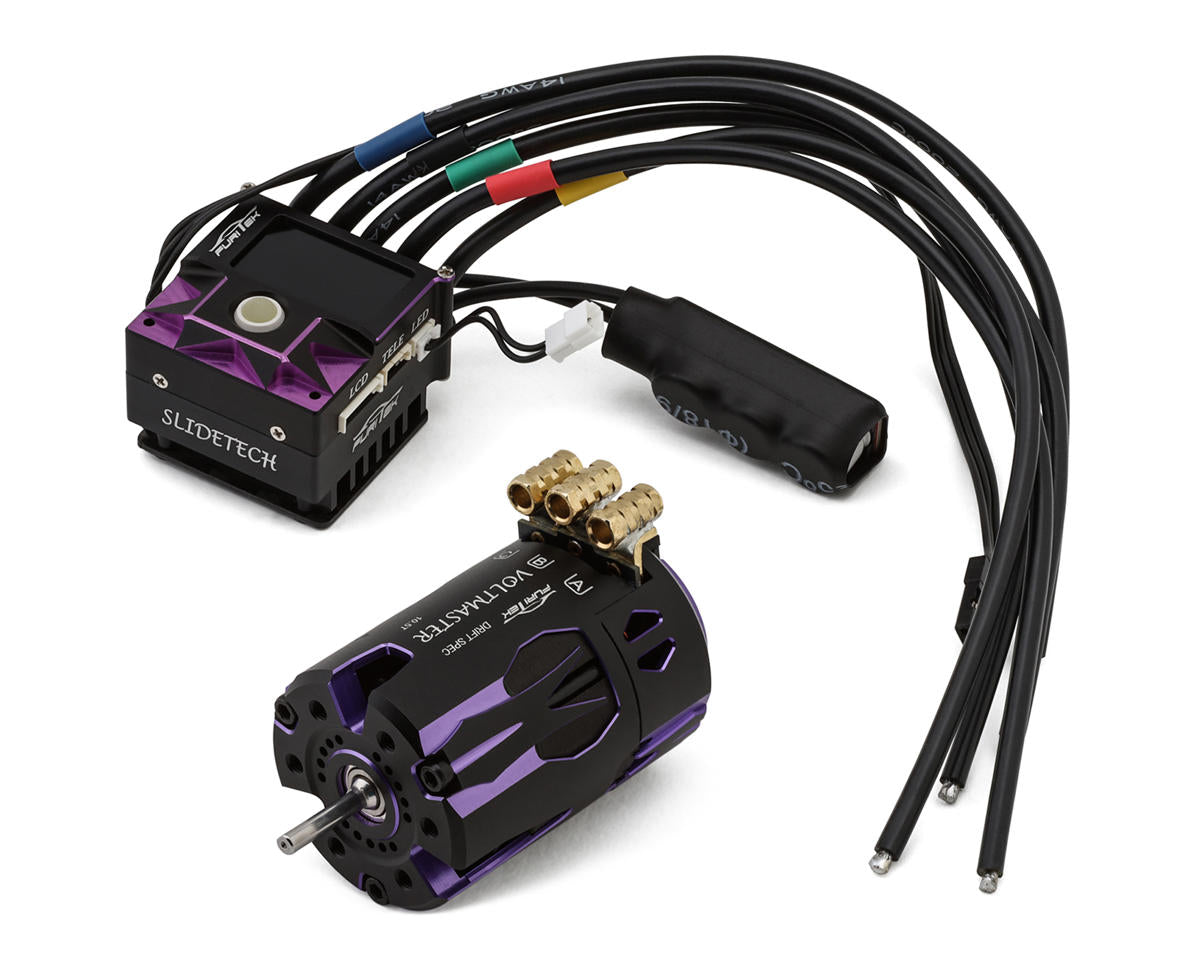Furitek SlideVolt 1/10 Drift Sensored Brushless ESC & Motor Combo | FTK ...