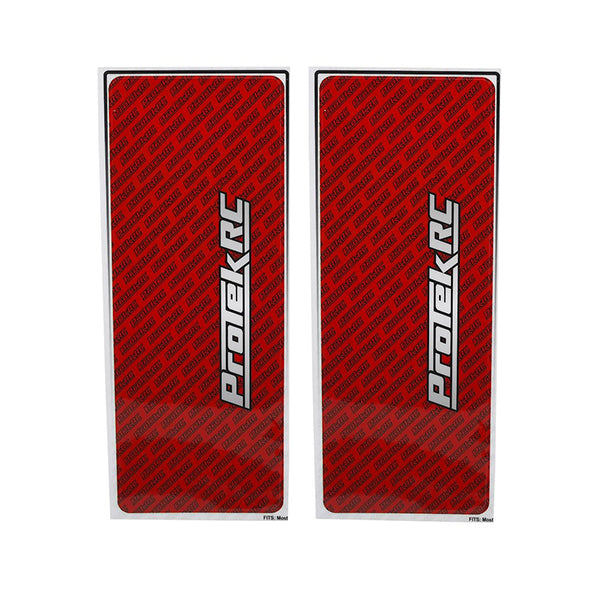 ProTek RC Universal Chassis Protective Sheet (Red) (2) (12.5x33.5cm)