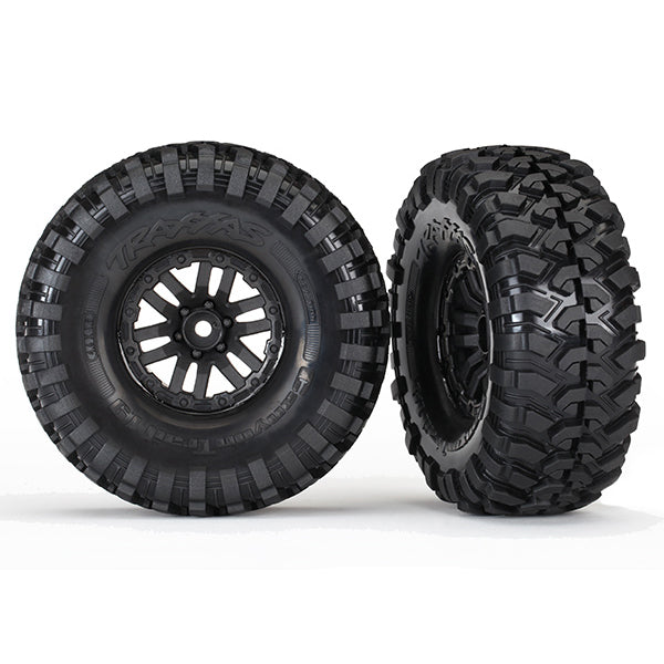 Traxxas TRX-4 Pre-Mounted Canyon Trail 1.9" Crawler Tires (Black) (2)